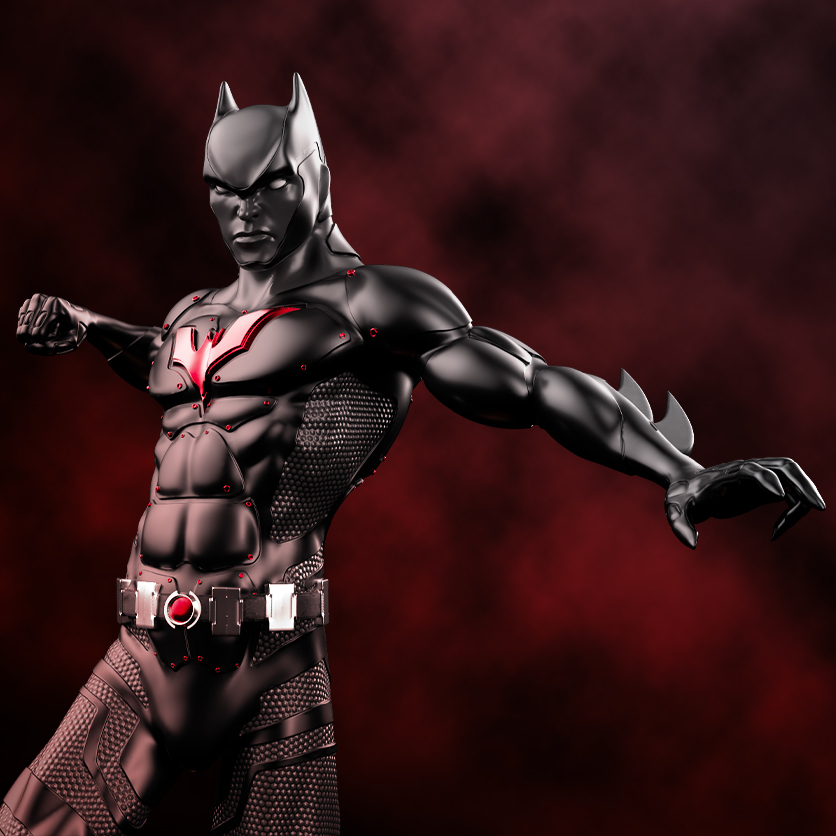 🦸‍♂️ Fanart BATMAN BEYOND - Statue・ STL File for ・Cults
