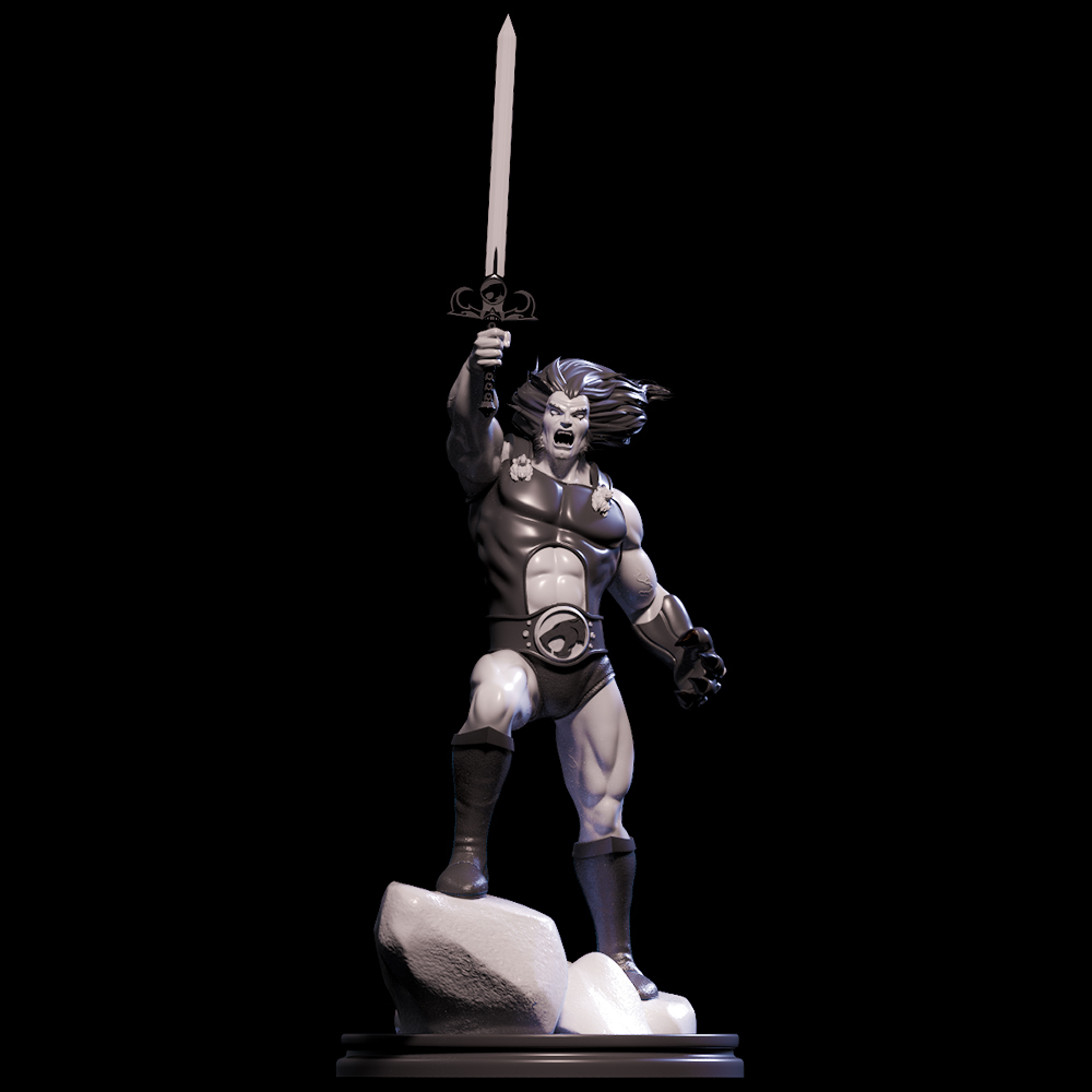 🦁 THUNDERCATS Lion-O Fanart・ STL File for ・Cults