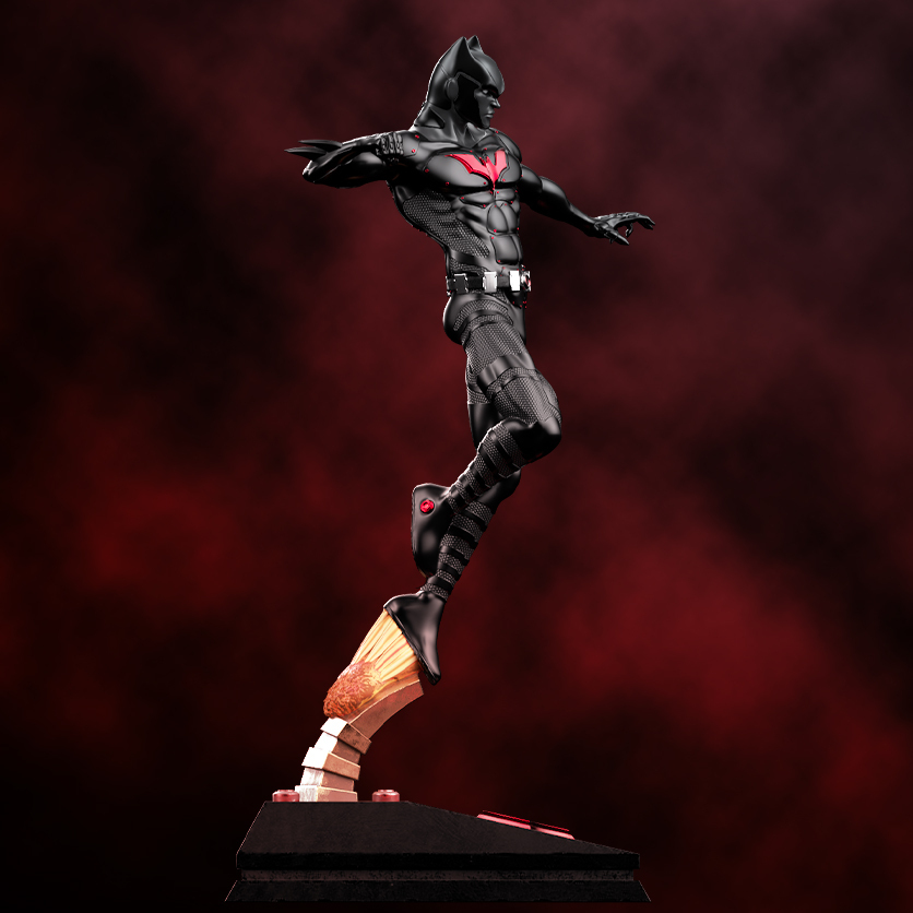 🦸‍♂️ Fanart BATMAN BEYOND - Statue・ STL File for ・Cults