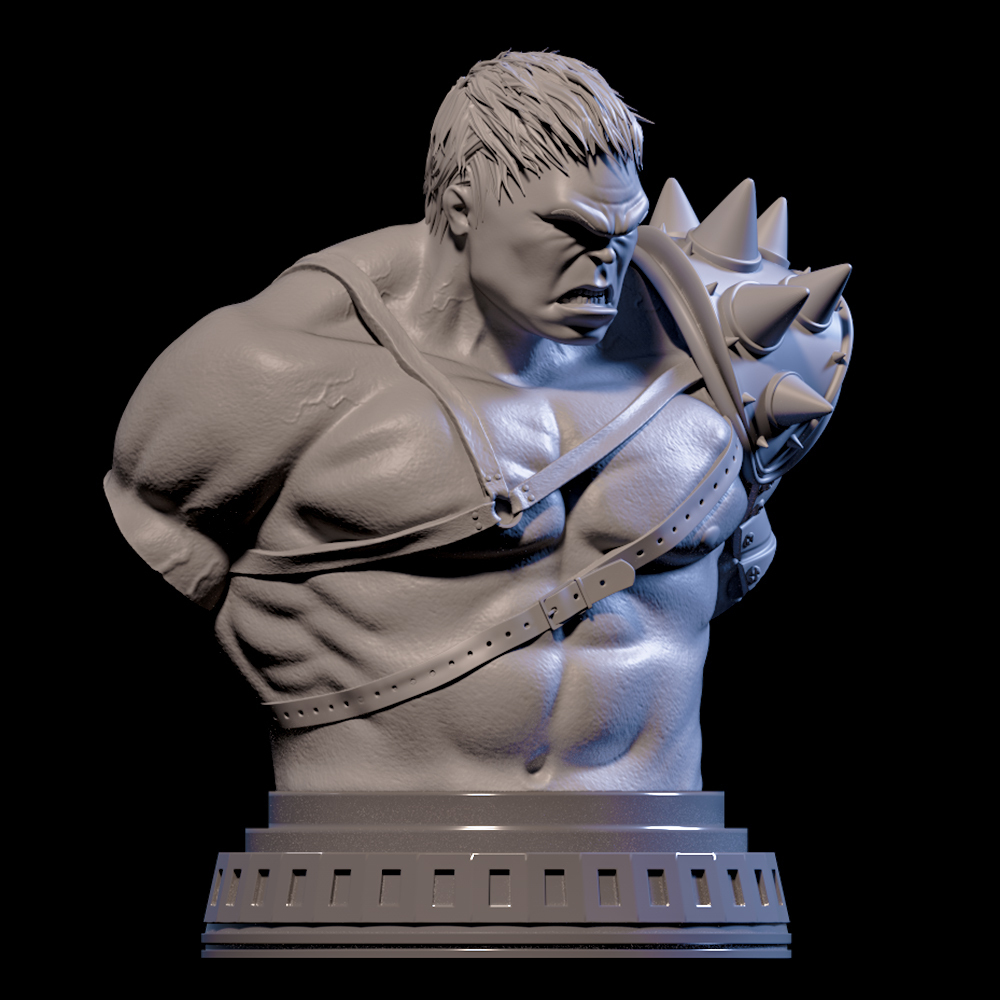 Archivo STL HULK - Gladiator BUST 👤 ・Objeto imprimible en 3D para ...