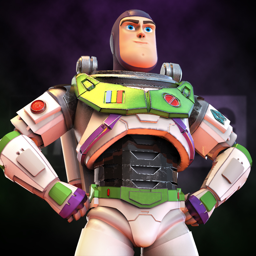 🎨 Fan Art Buzz Lightyear - Statue・ STL File for ・Cults