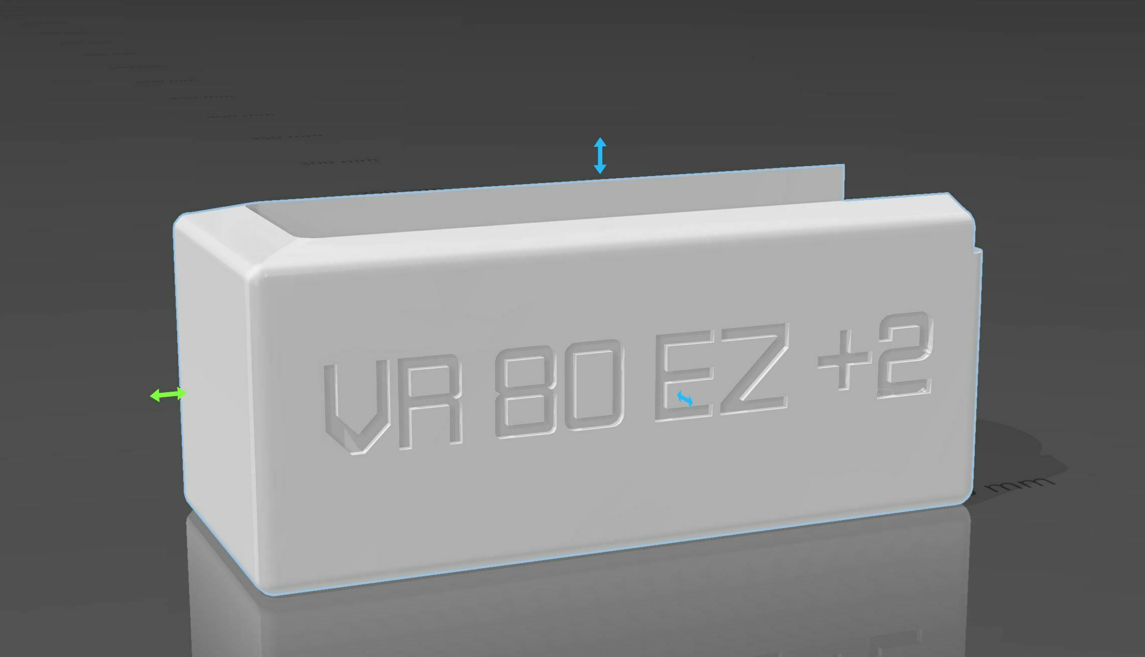 🔧 VR80 +2 Extended baseplate・ STL File for ・Cults