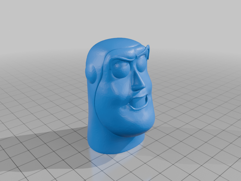 🛰 Screen Accurate toy story Buzz Lightyear head・Free 3D File for ・Cults