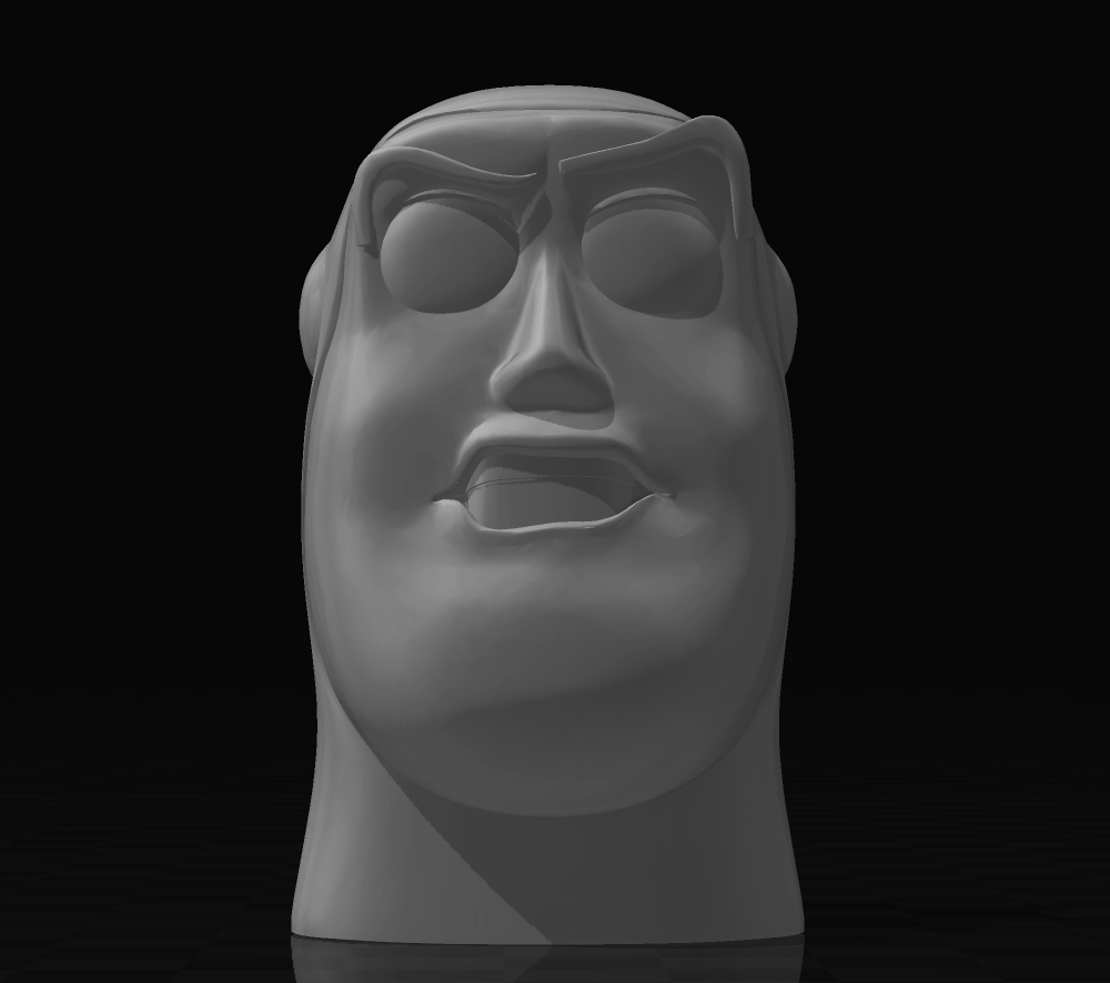 🛰 Screen Accurate toy story Buzz Lightyear head・Free 3D File for ・Cults