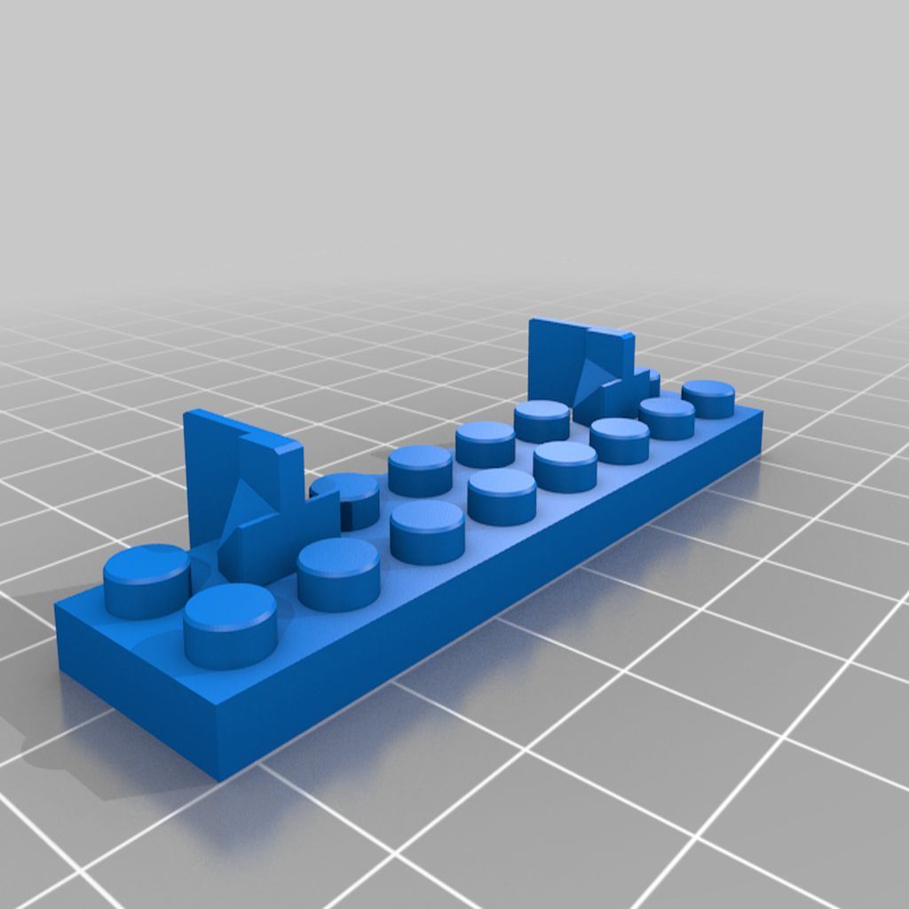 Free STL file Lego Train Track Adapter REUPLOAD (NOT MINE) 🚆 ・3D print ...
