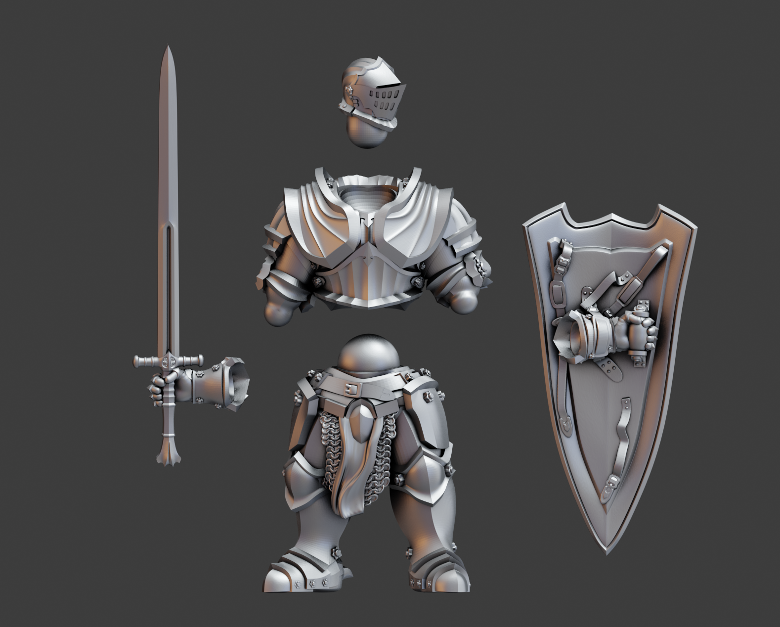 👷 Ultimate Knight Builder - Sample・Free 3D File for ・Cults