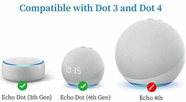 📢 Wall mount "ALEXA" Amazon Echo Dot 4/3 Gen・ STL File for ・Cults