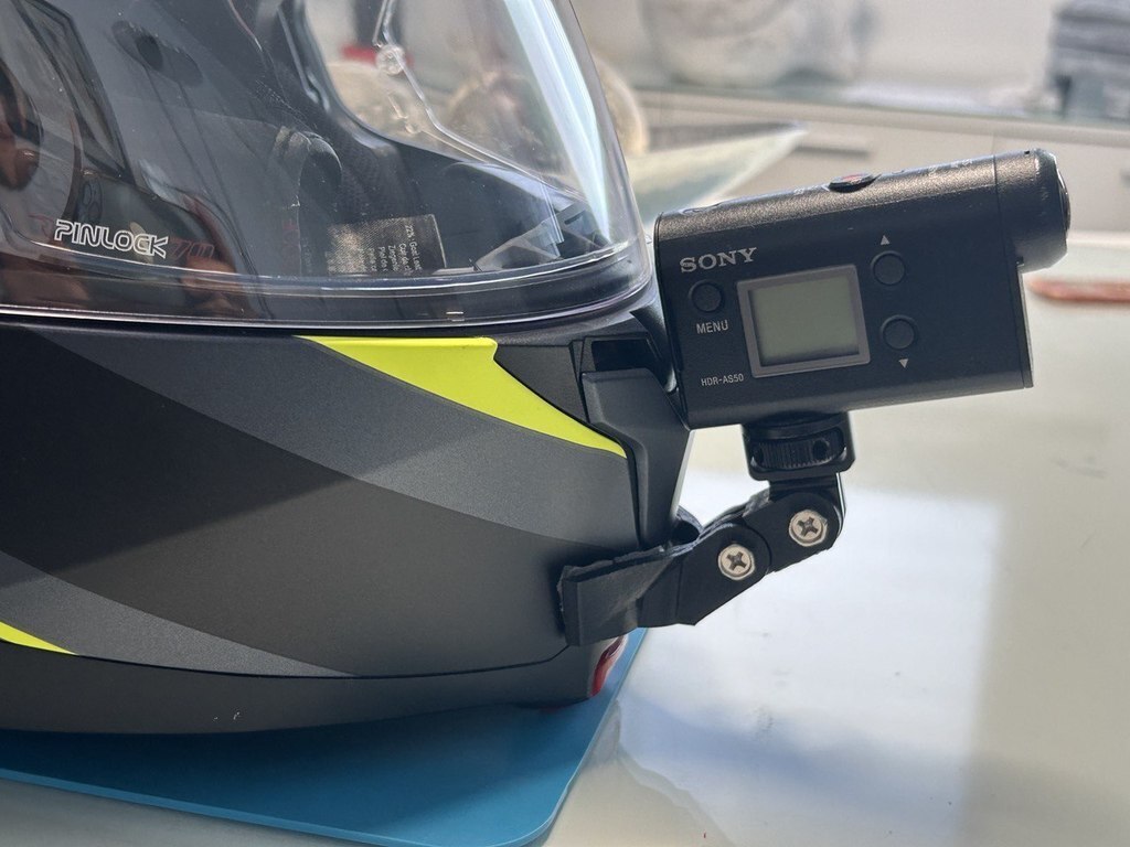 🪖 GOPRO HELMET MOUNT HJC C91・Free 3D File for ・Cults