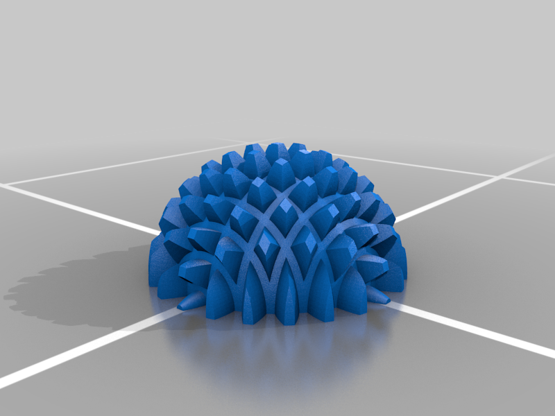 ⚙️ Spherical Gear with Monopole・Free STL File for ・Cults