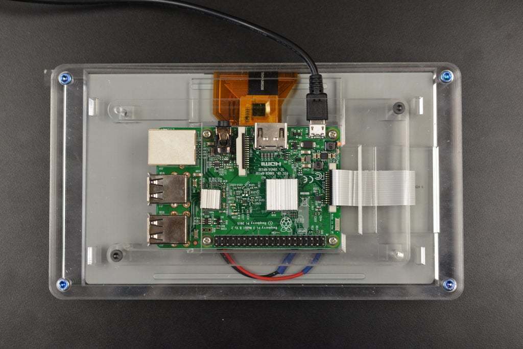 Free SVG file Raspi 7" Touchscreen Laser Cut Enclosure 🔧 ・3D print ...