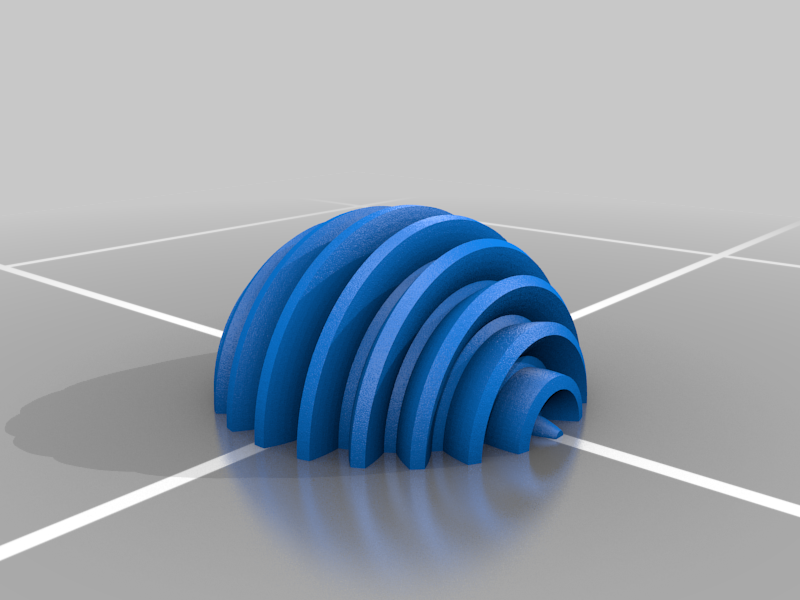 ⚙️ Spherical Gear with Monopole・Free STL File for ・Cults