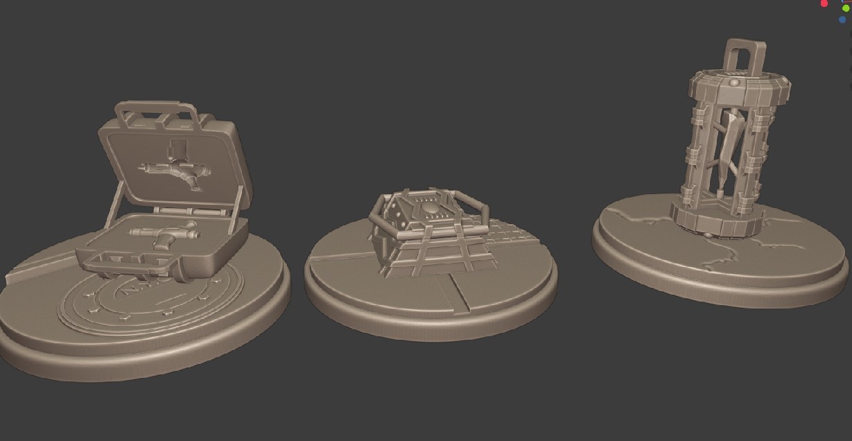🎲 Crisis Tokens For MCP・ STL File for 3D printing・Cults