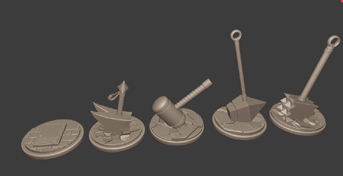 🎲 Crisis Tokens For MCP・ STL File for 3D printing・Cults