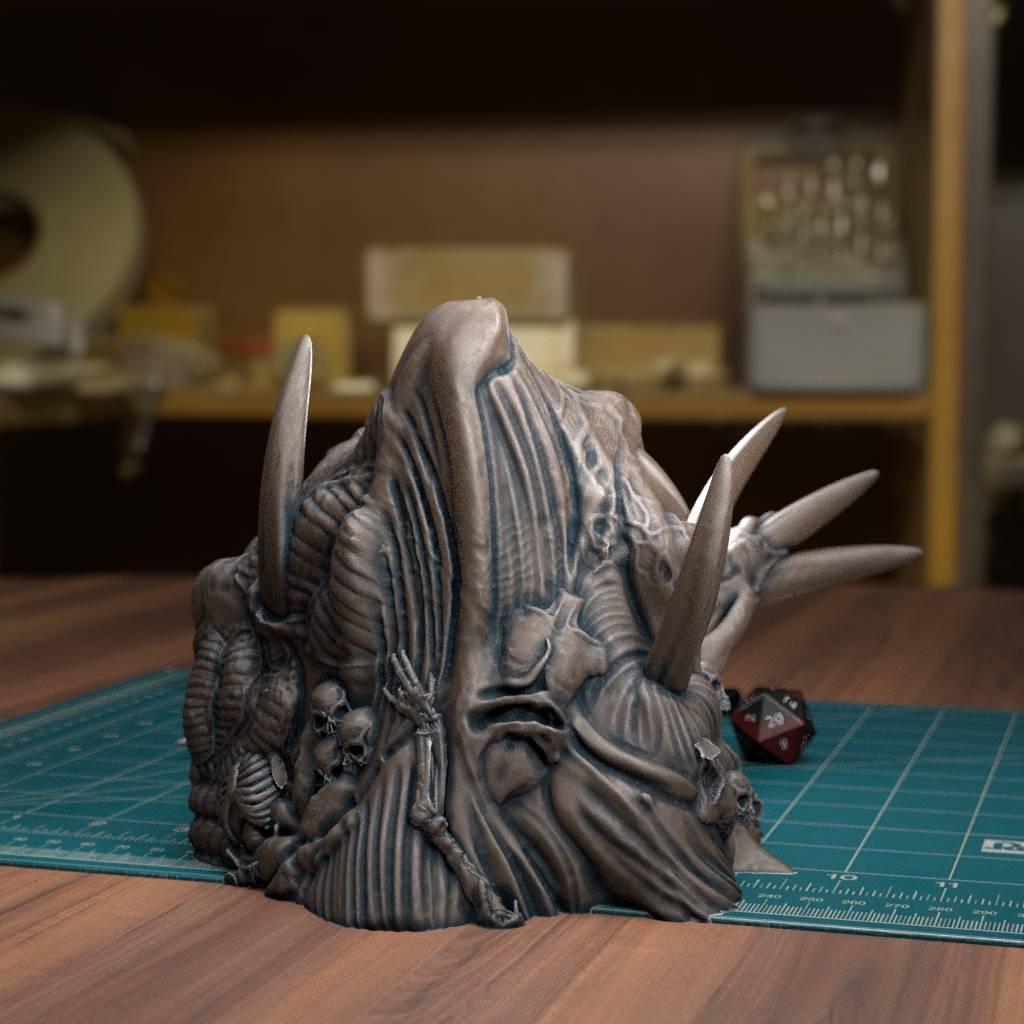 STL file Flesh Mound - [Pre-supported] 🎃 ・3D print design to download・Cults
