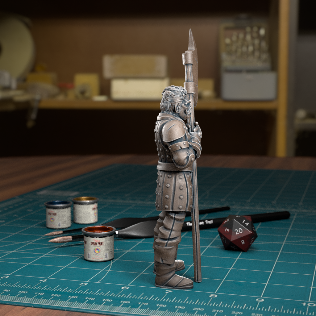 🏙️ City guard 01 - [Pre-Supported]・ STL File for ・Cults