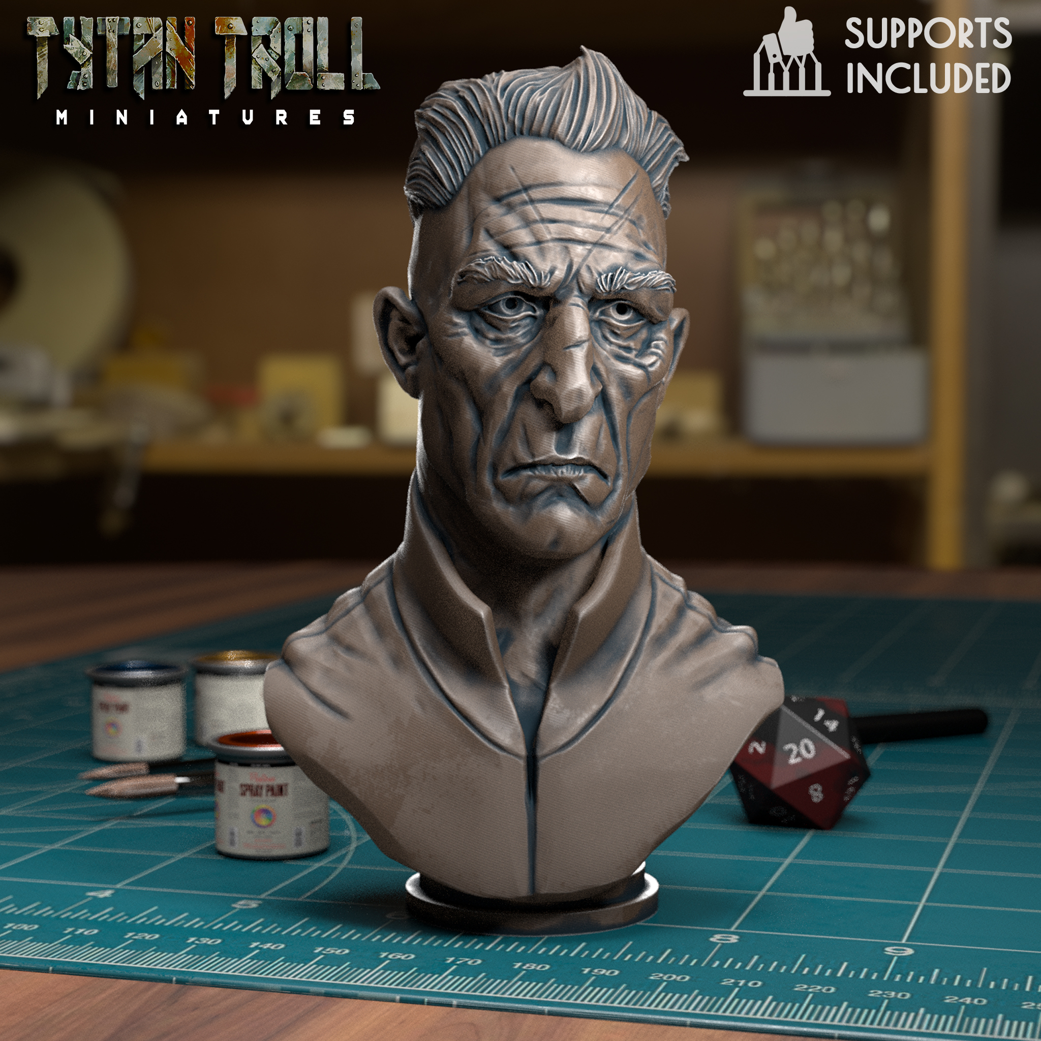 STL file Dishonoured Man - [Pre-Supported] 👨 ・3D printer model to ...
