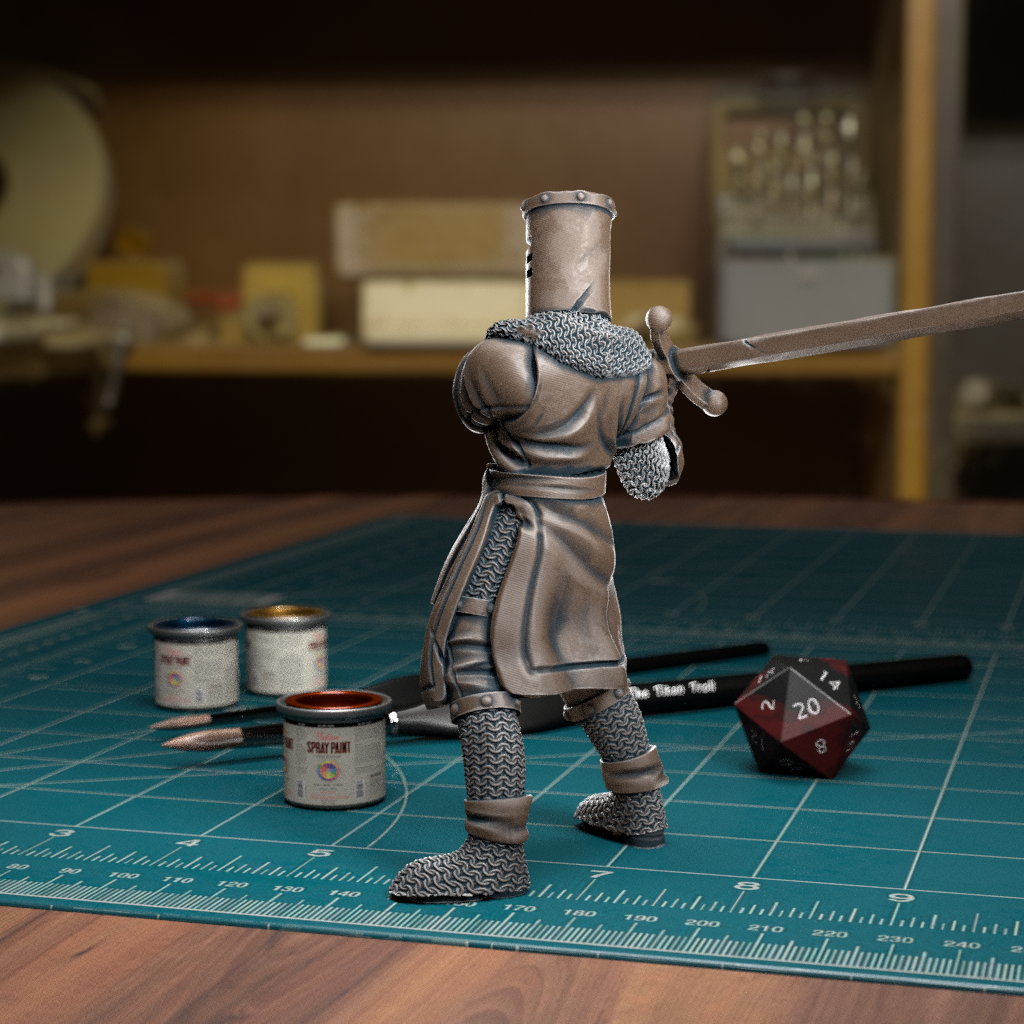 Archivo STL Black Knight 02 - [Pre-apoyado] 🎲 ・Modelo para descargar y ...