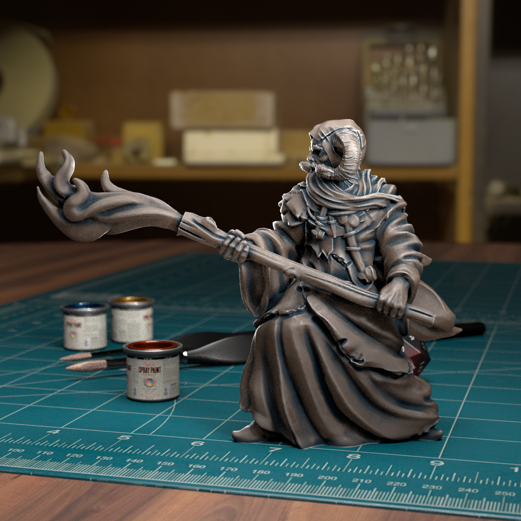 Archivo STL Tim The Enchanter- [Pre-apoyado] 🎲 ・Plan de impresora 3D ...