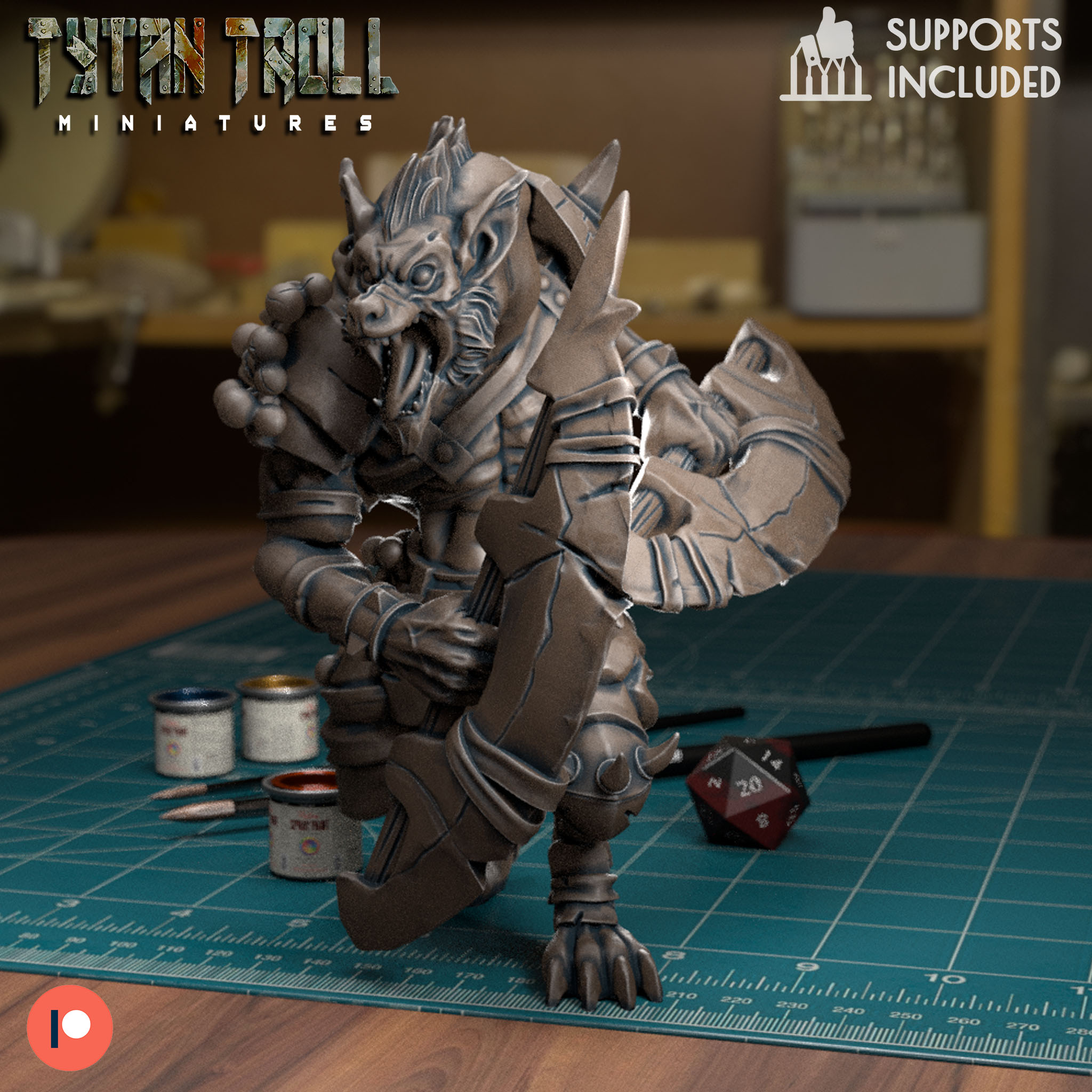 Archivo STL Pack Gnoll - [Pre-apoyado] 🎲・Objeto para impresora 3D para ...