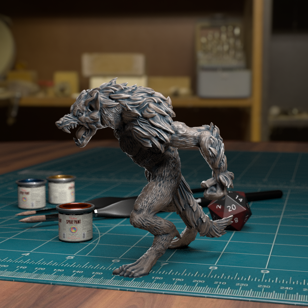 STL file Werewolf 003 - [Pre-Supported] 🐺 ・Design to download and 3D ...