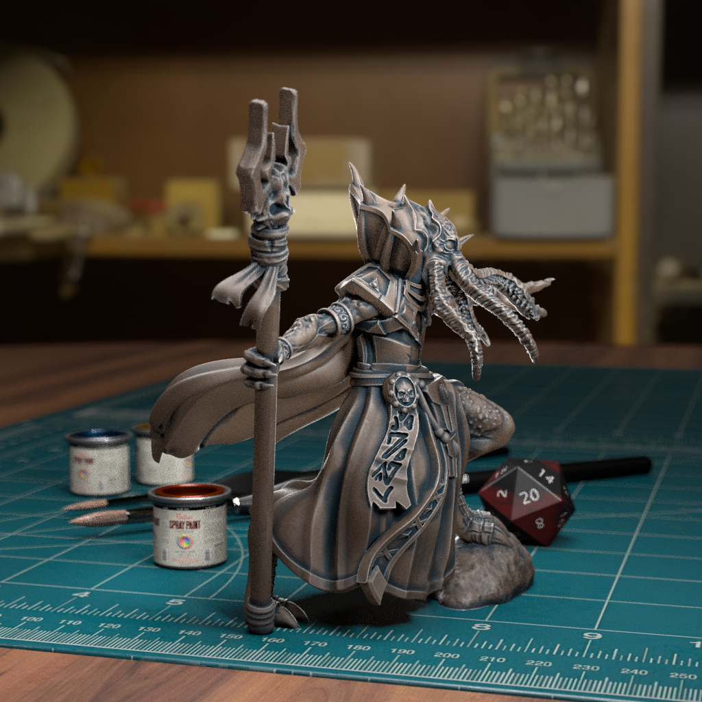 STL 文件 Brainflayer 03 - Pre-Supported 🧠 ・可下载设计和 3D 打印・Cults