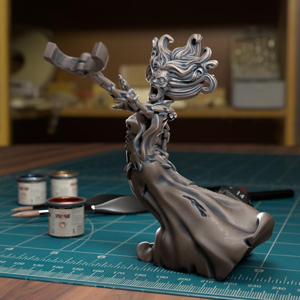 STL file Banshee - [Pre-Supported] 🧟 ・3D printing model to download・Cults