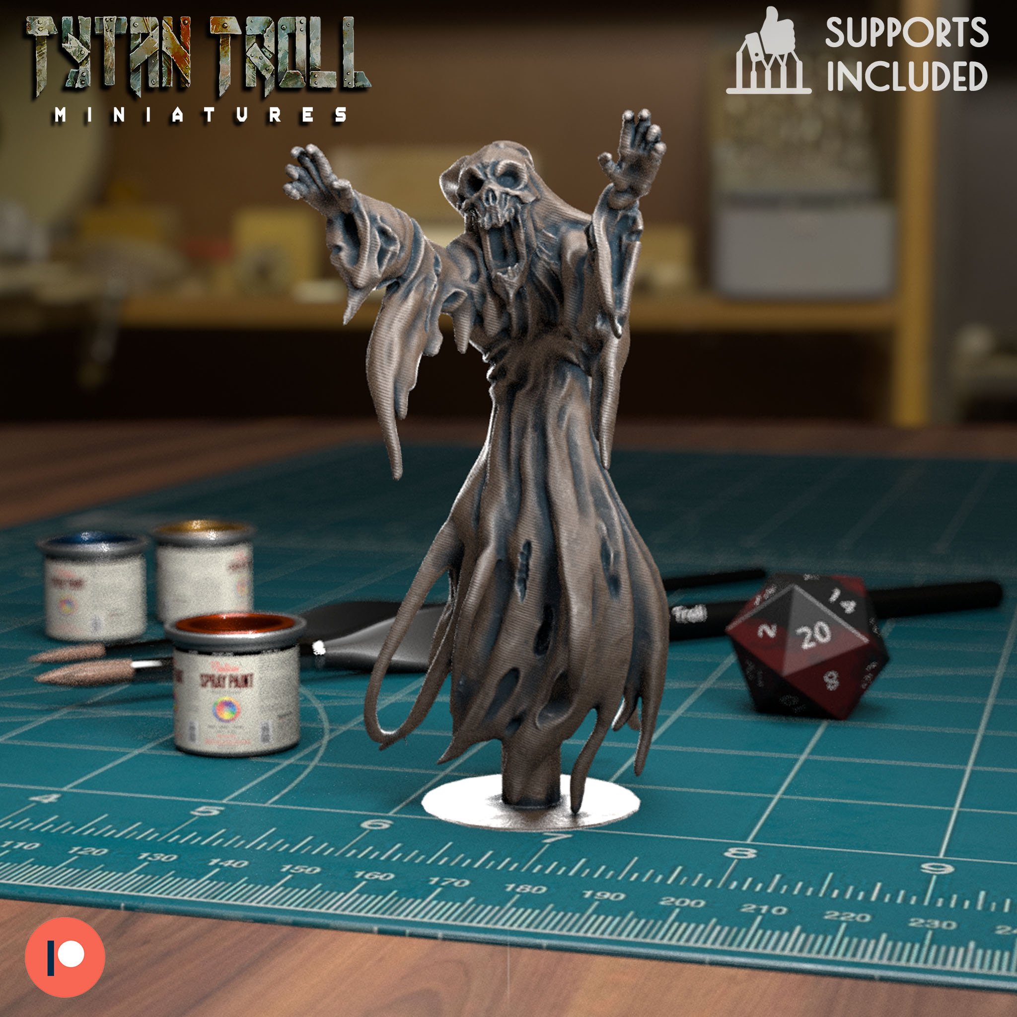 STL file Spectre 002 - [Pre-Supported] 🎃 ・3D printer model to download ...