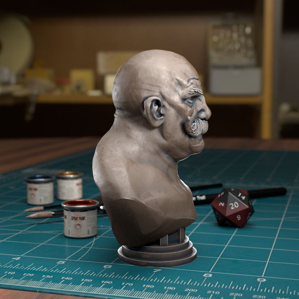 STL file Strongman bust - [Pre-Supported] 👤 ・3D printable model to ...