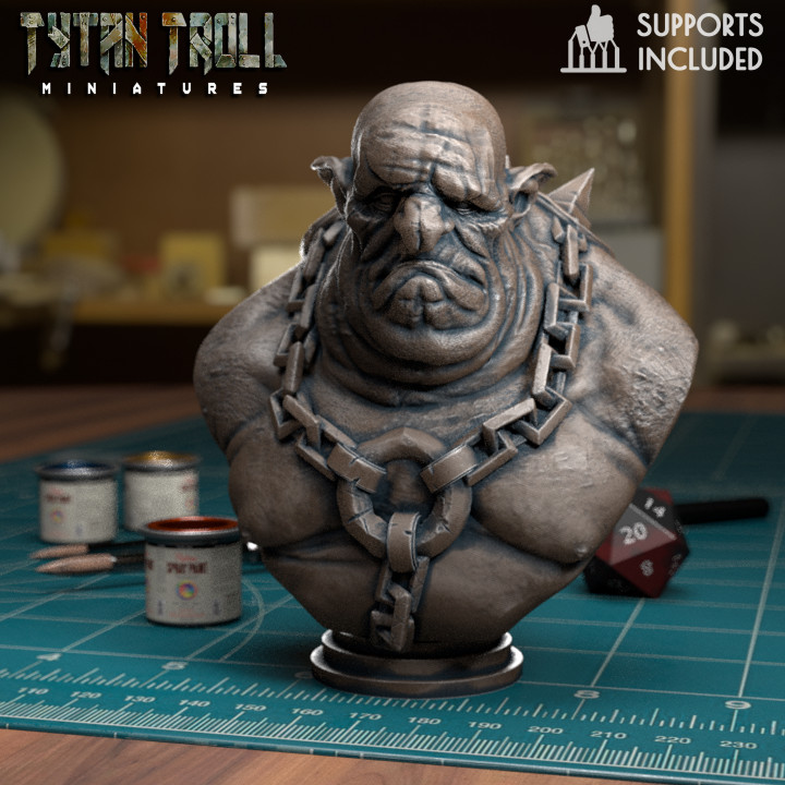 STL file Goblin Bust - [Pre-Supported] 👺 ・3D printer design to download ...