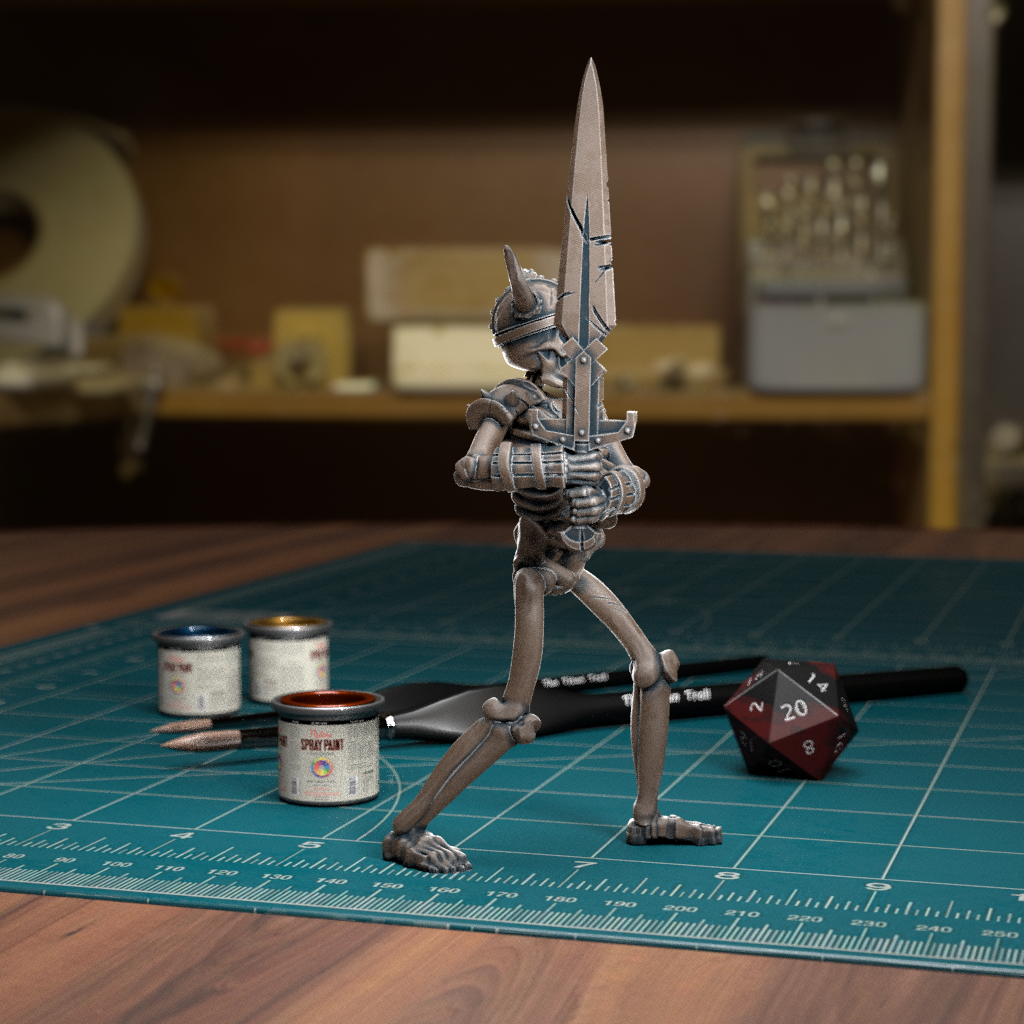 STL file Skeleton Sword Ready - [Pre-Supported] 💀 ・3D printer design to ...