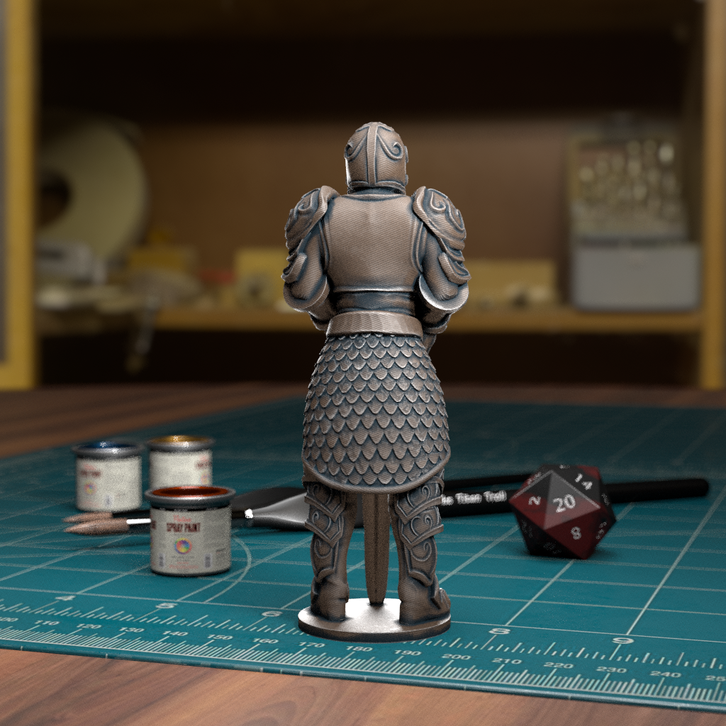 STL file Animated Armour Standing [Pre-Supported] 🦸 ・3D printer model ...