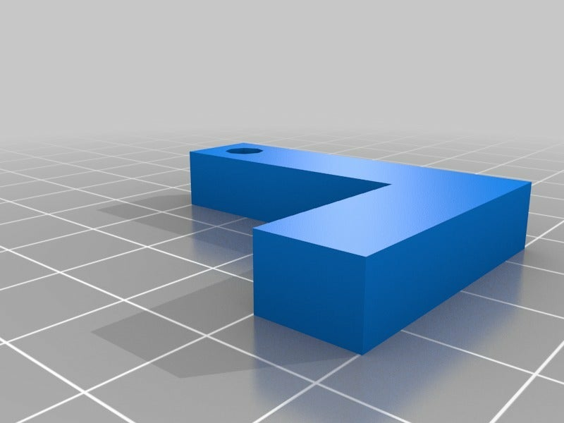 🔑 Letter key chain・Free STL File for ・Cults