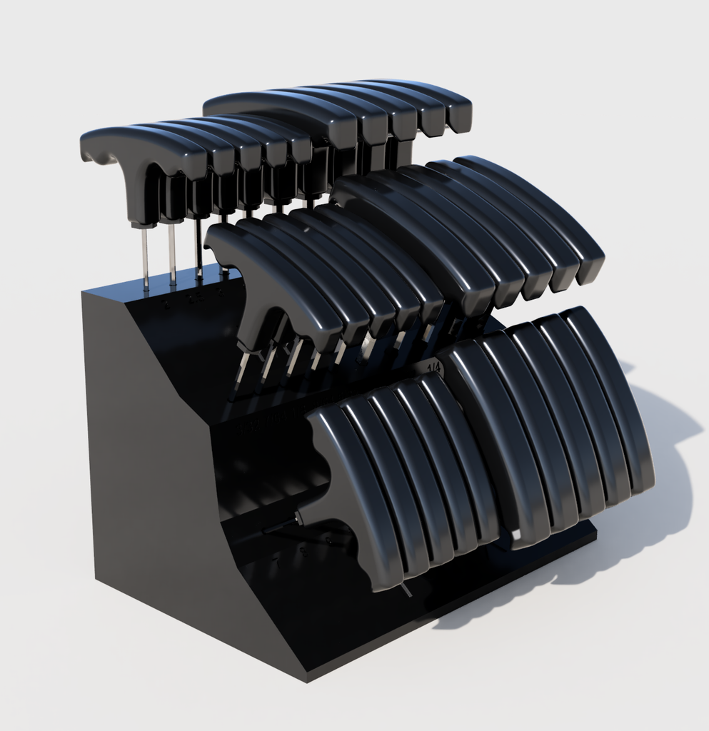 🔑 Hex Key Holder・Free 3D File for ・Cults