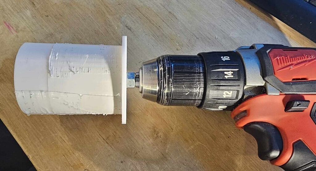 Free 3D file Drill Attachment for polymaker Spools 🧞‍♂️ ・3D printer ...