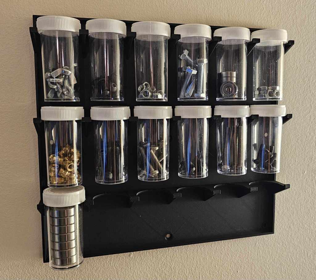 Free 3D file Pill Bottle parts storage rack 💊 ・Model to download and 3D ...