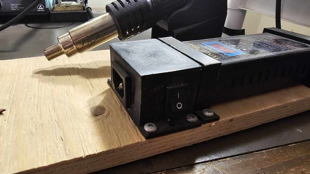 Free 3D file Power switch box for heat gun 📦 ・3D print object to ...