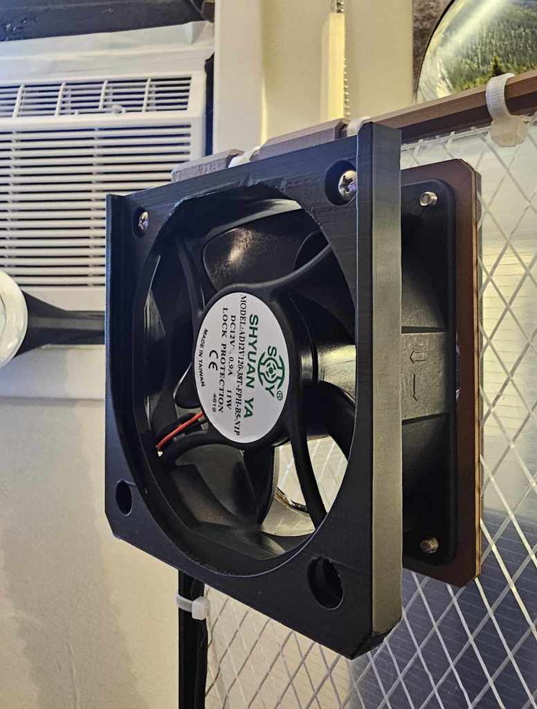 Archivo 3D gratuito 120mm fan to 4 inch duct quick disconnect coupler 🧞 ...