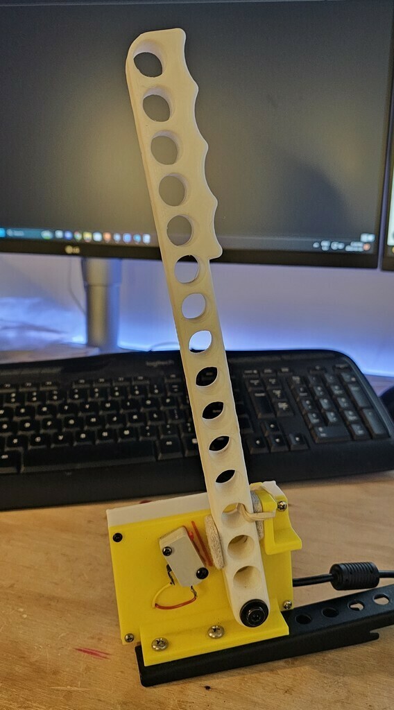 💾 Sim Racing E-brake from USB keyboard・Free 3D File for ・Cults