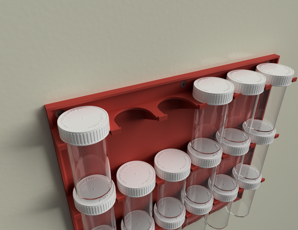 Free 3D file Pill Bottle parts storage rack 💊 ・Model to download and 3D ...