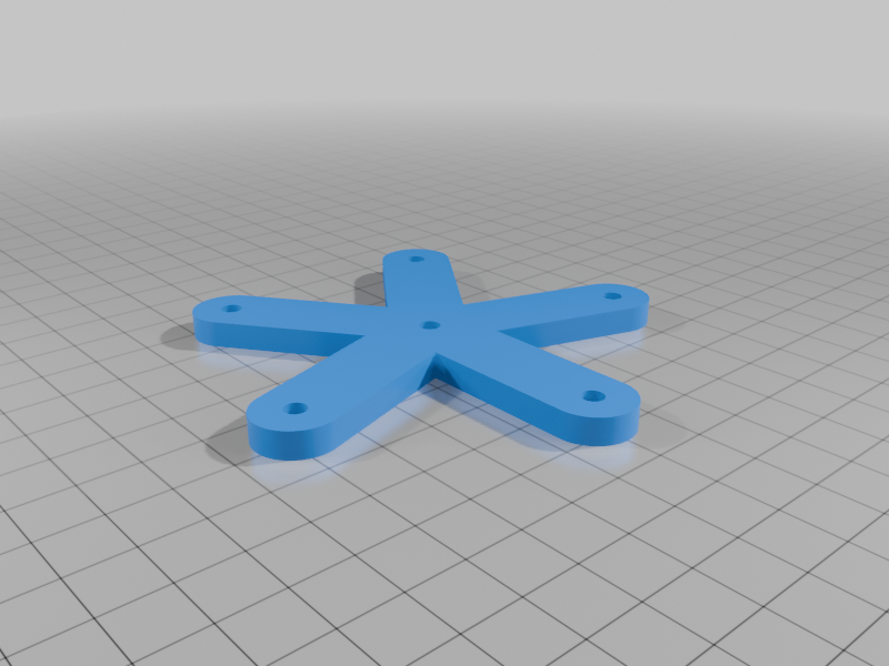 🌨️ Snow Flake Shaped Gear Fidget Toy・Free 3D File for ・Cults