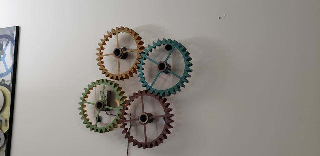 Free STL file Wall Gears ・3D printable object to download・Cults