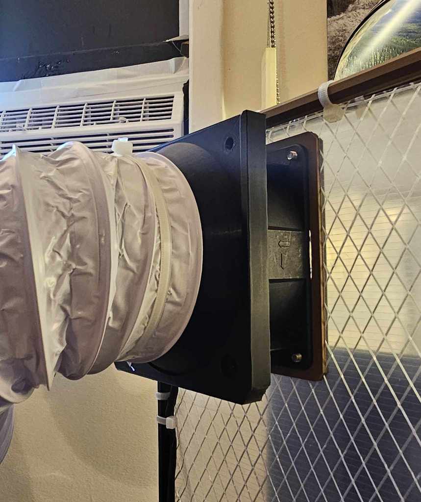 Free 3D file 120mm fan to 4 inch duct quick disconnect coupler 🧞‍♂️ ・3D ...