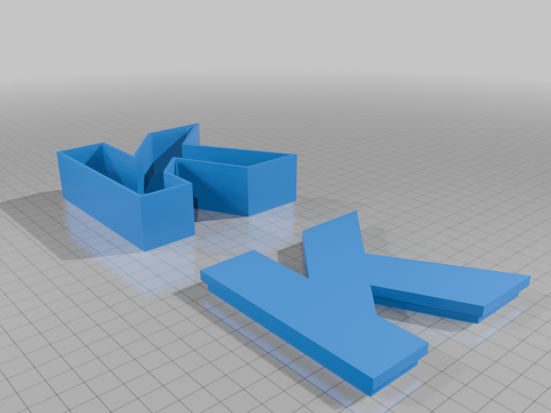 Free STL file A to Z letter boxes 📦 ・3D printer model to download・Cults