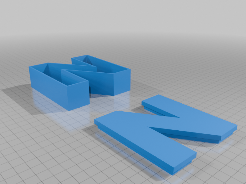 Free STL file A to Z letter boxes 📦 ・3D printer model to download・Cults