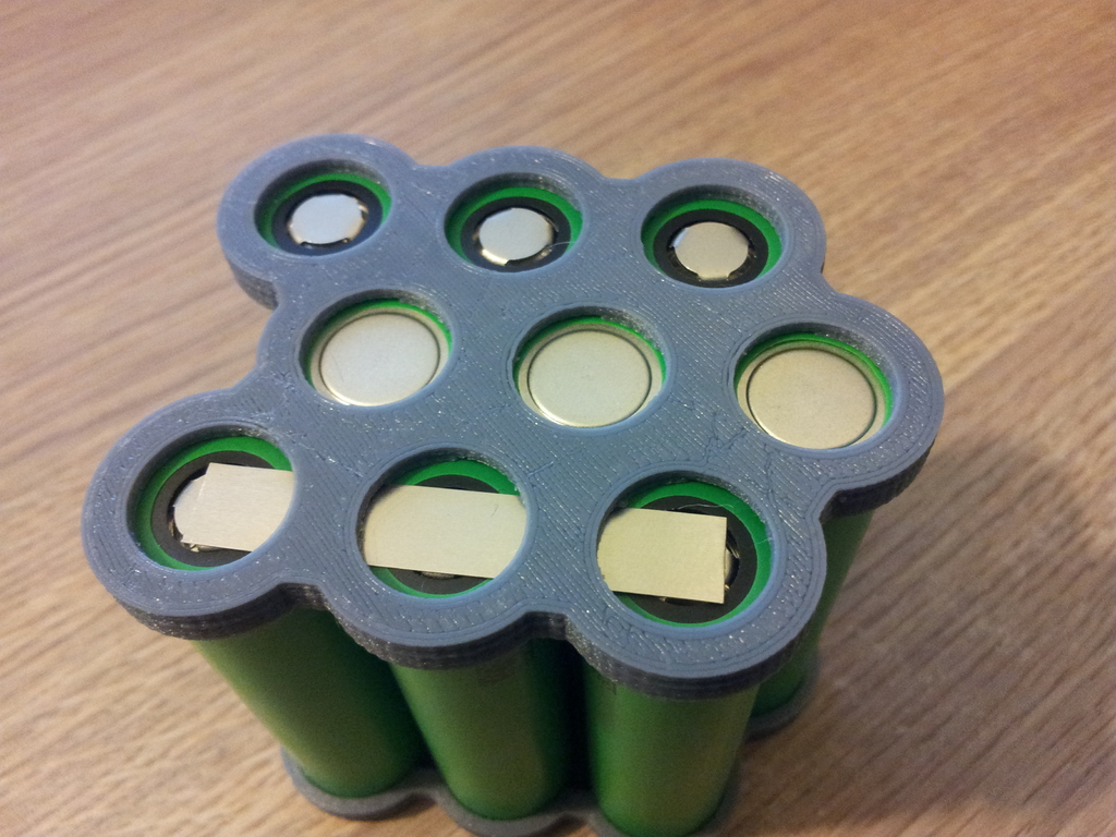 Free 3D file Parametric cylindrical battery pack holder 🔋 ・3D print ...