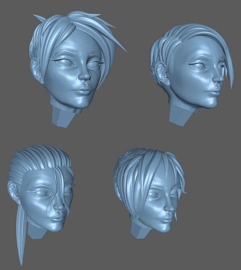 🫦 Glamorous Spacepunk Kate - Action! Pinup SFW・Free STL File for ・Cults