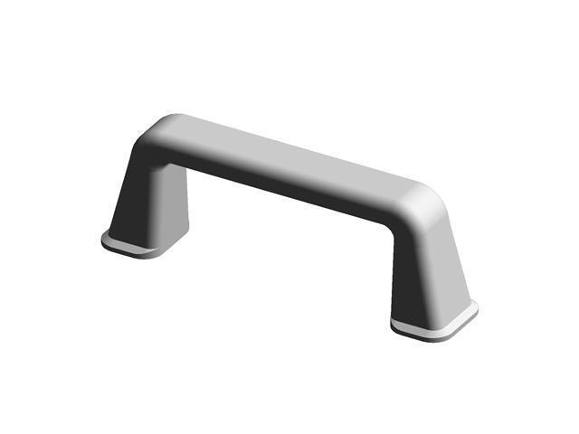 🔧 Moulded grab handle - rear mounted・Free STL File for ・Cults
