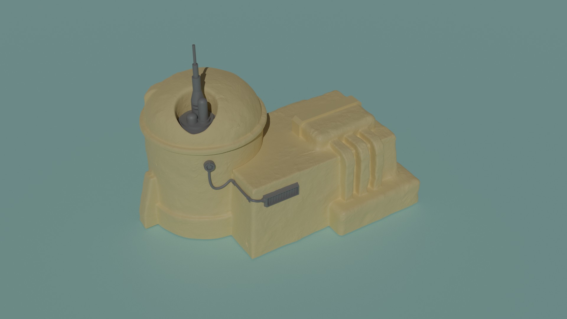 🏜️ Sci-fi Desert House 1 - Suitable for Star Wars Legion・ STL File for ...