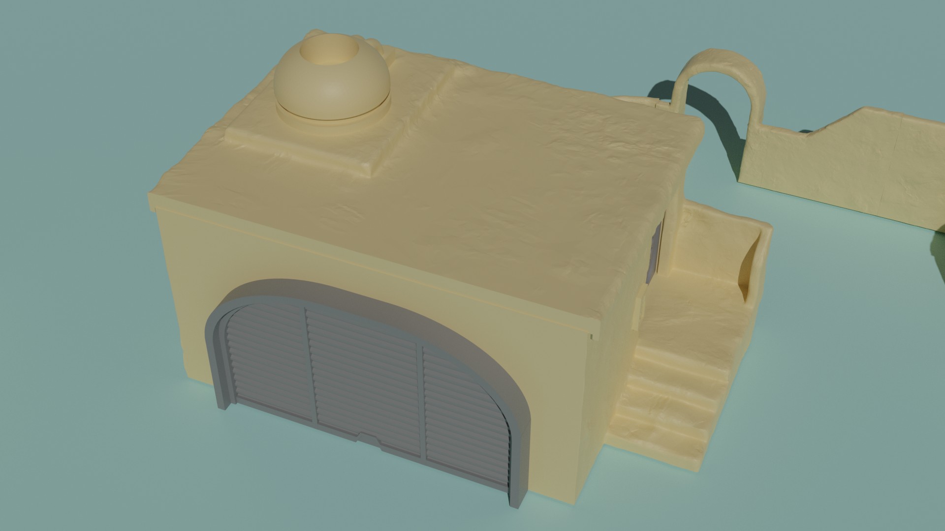🏜️ Sci-fi Desert Mechanics Compound - Suitable for Star Wars Legion ...