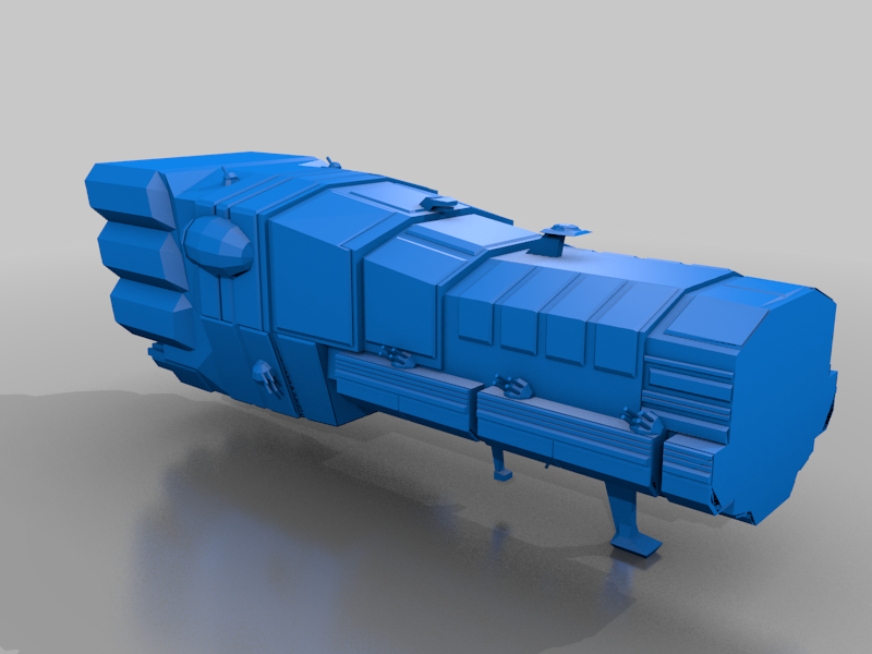 Free STL file Carrack Class Light Cruiser 🚀・3D printable object to ...